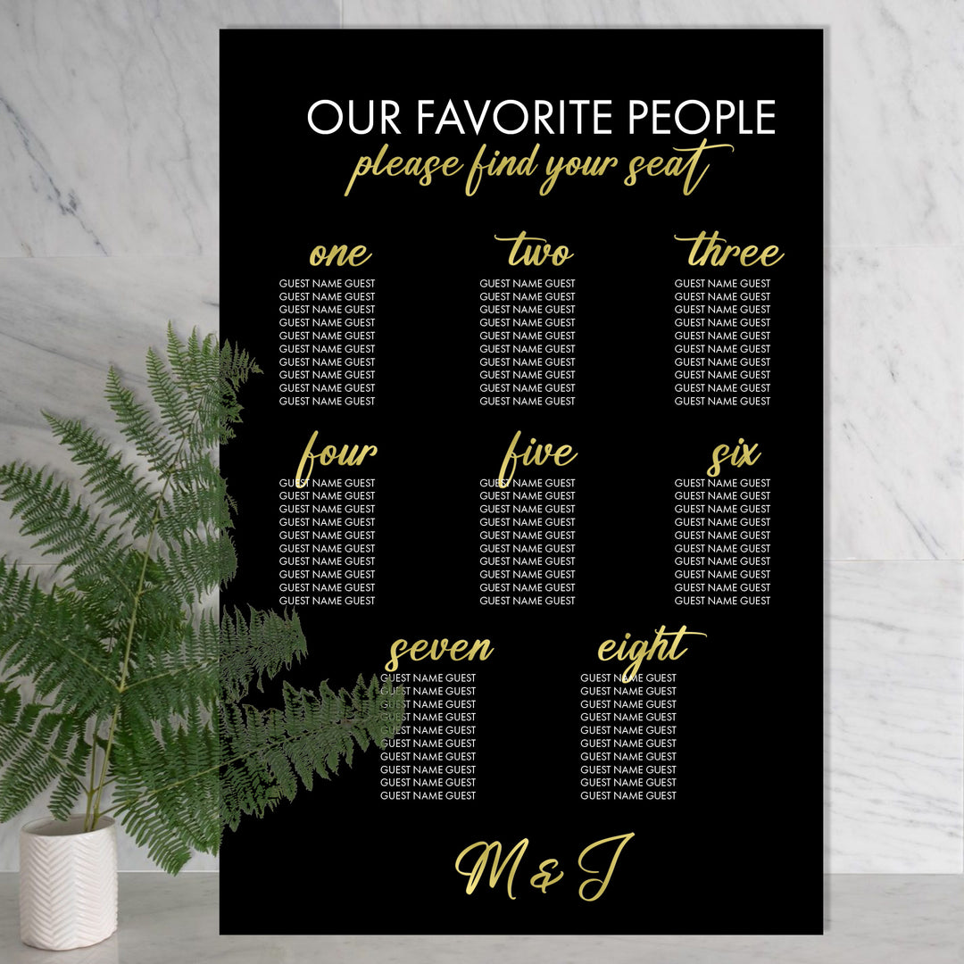 The Den: Seating Chart: A – boco-designs